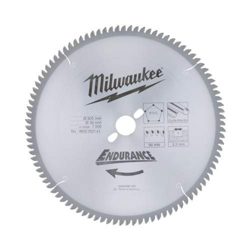 Milwaukee Пильный диск для торцовочной пилы по дереву 305x30x3,0x60 ...
